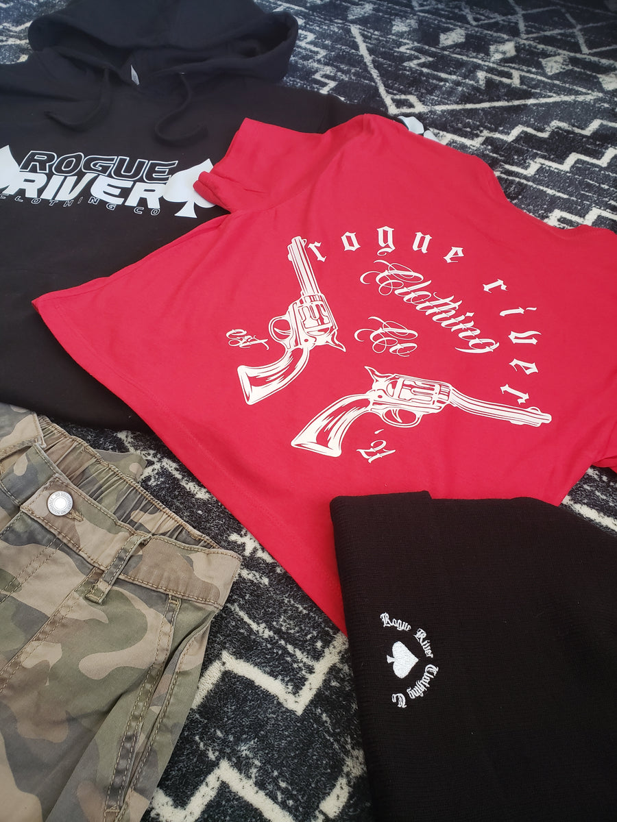 Rowdy Rogue Crop in Red – Rogue River Clothing Co