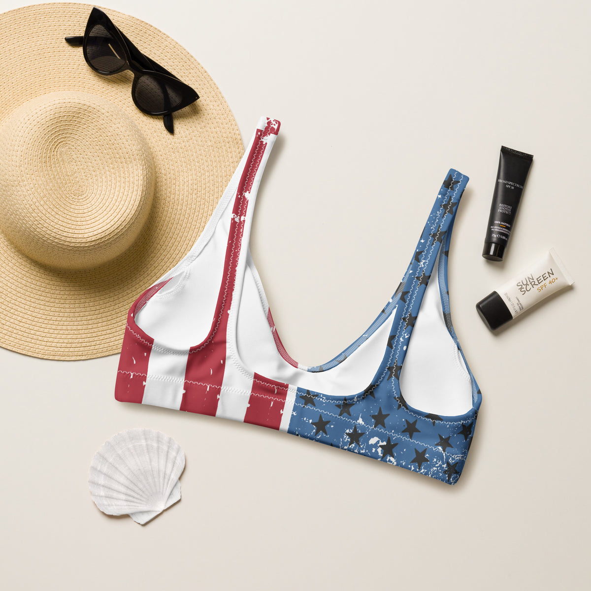 Old Glory Bikini Top – Rogue River Clothing Co