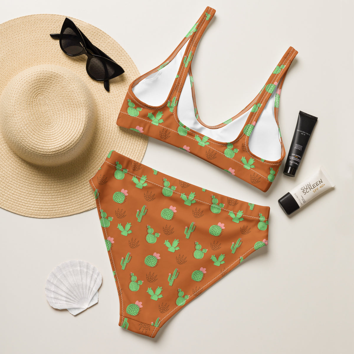 Desert Cactus High Waist Bikini – Rogue River Clothing Co
